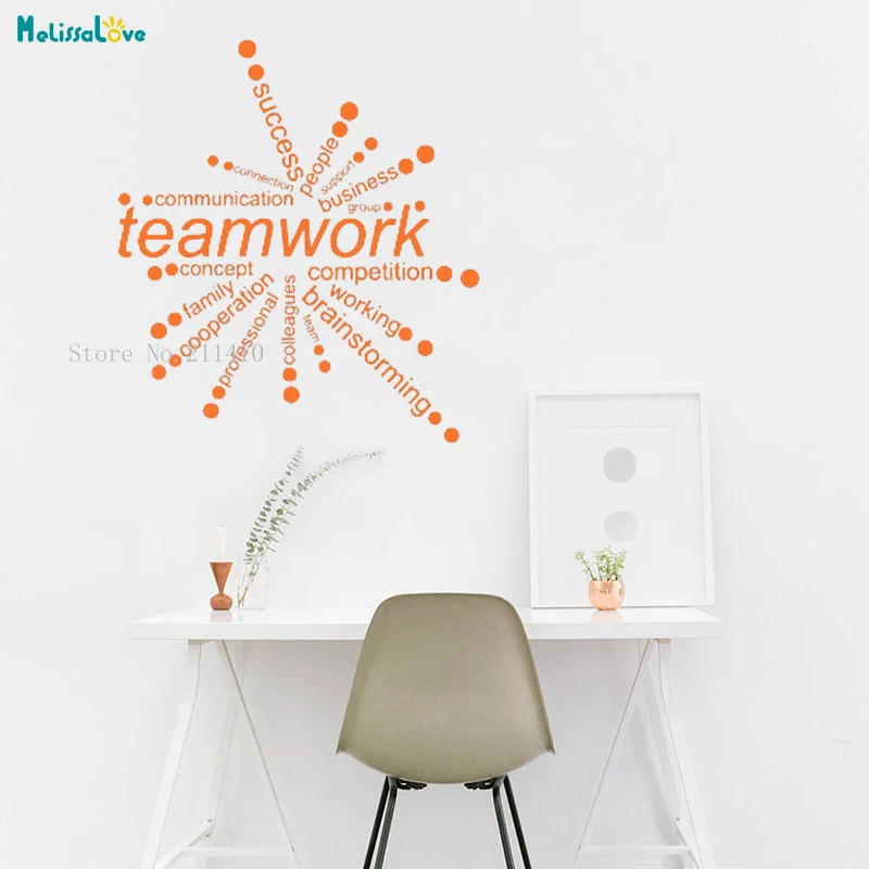 Teamwork-Quote-Wall-Sticker-Various-Details-in-the-Team-Work-Decoration ...