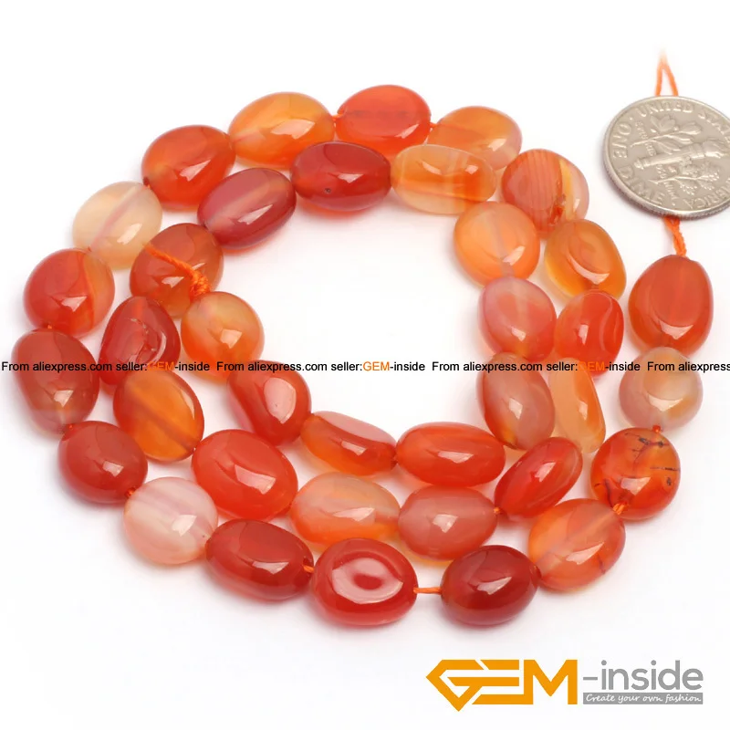 9x12mm freeform potato shape red carnelian beads natural carnelian agat ...