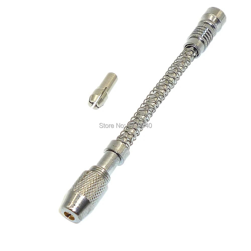 Mini Pin Vise Semi Automatic Spiral Hand Push Drill Chuck Hobby Craft ...