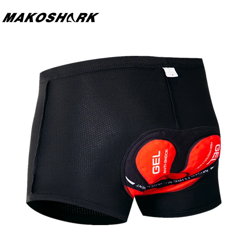 MAKOSHARK Men's Cycling Underwear Bicycle Mountain MTB Shorts Riding ...