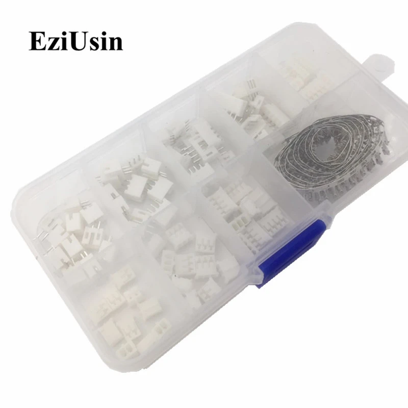 230pcs Ph2.0 2p 3p 4p 5 Pin 2.0mm Pitch Terminal Kit / Housing / Pin Header Jst Connector Wire ...