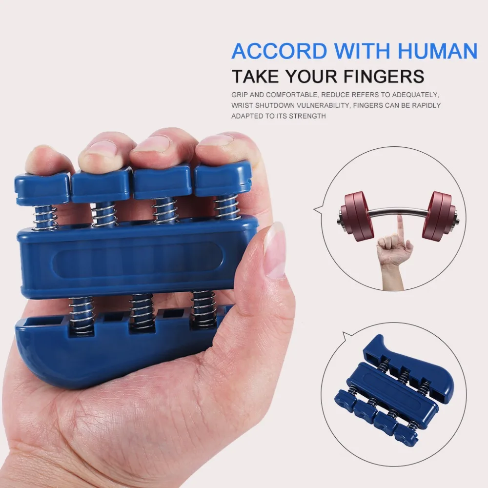 Adult Adjustable Fingers Strength Exerciser Heavy Wrist Tension Extend ...