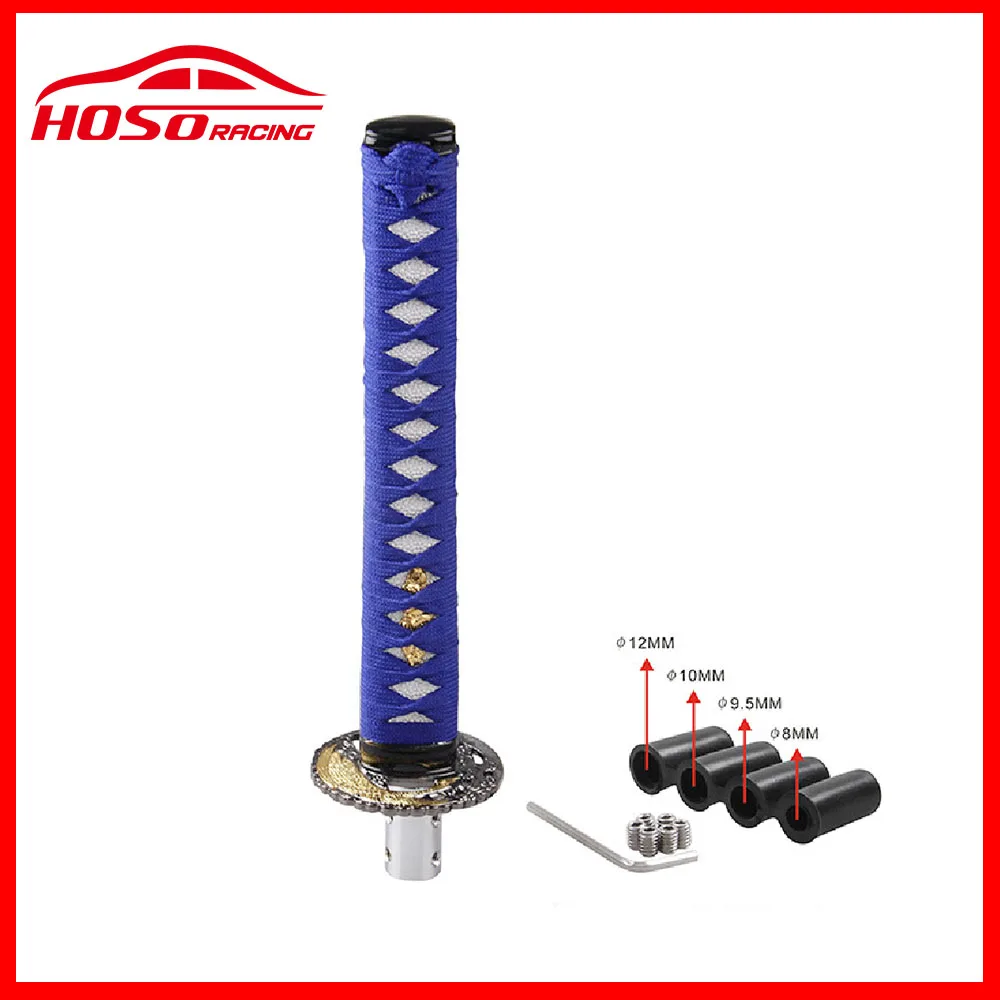 JDM 260mm Short Katana Shift Knob Samurai Sword Shifter Metal Weighted
