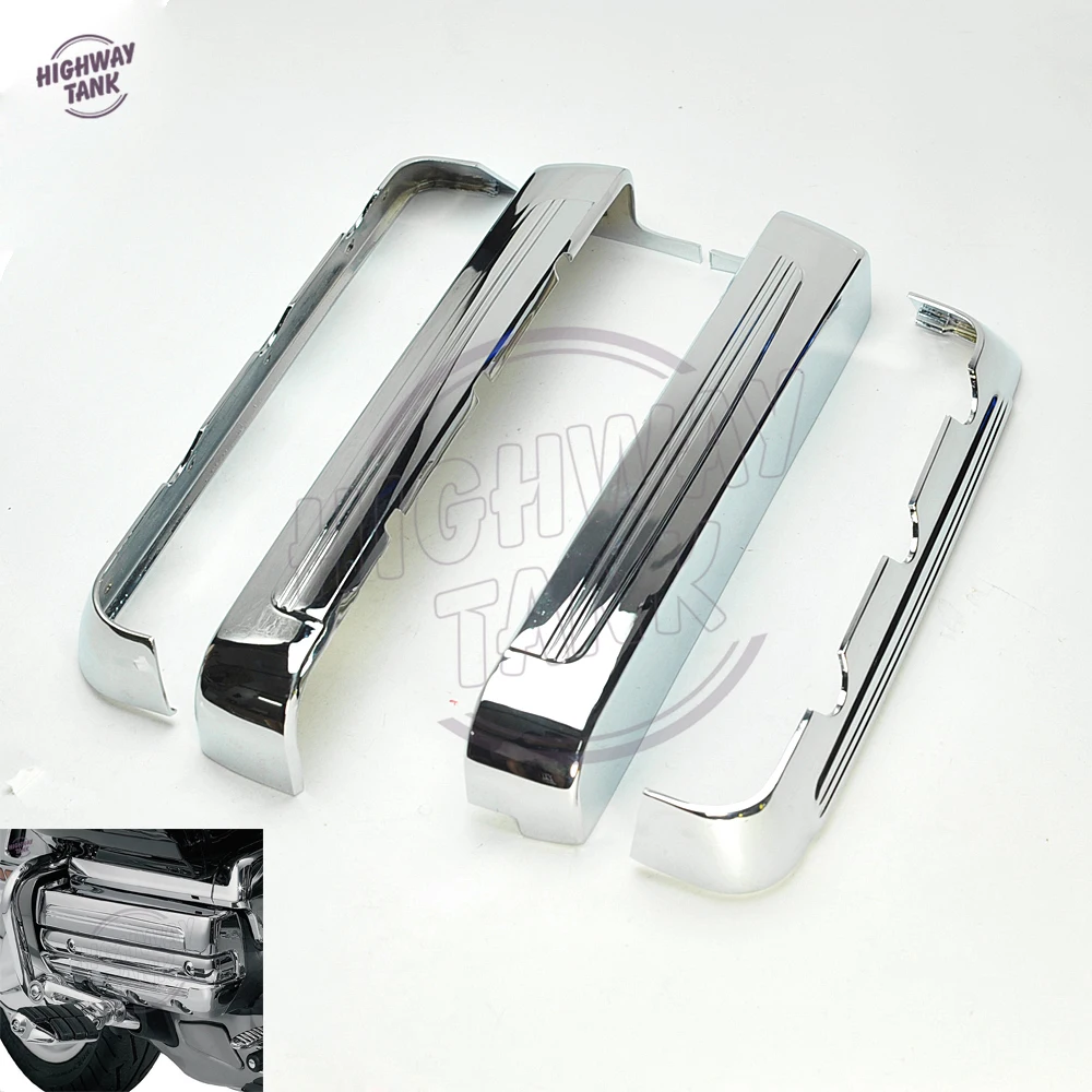 Honda Valkyrie Chrome Frame Cover Kuryakyn Transmission Side Cover Set