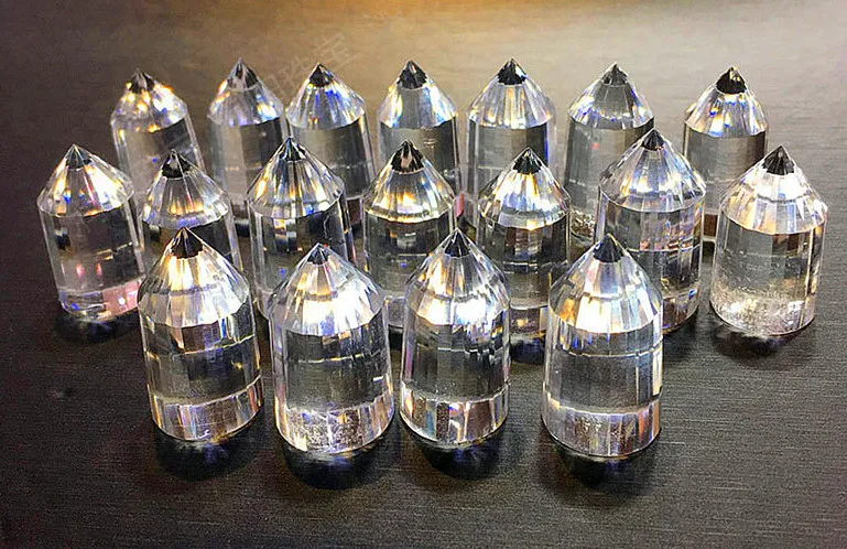 1pcs Natural White Crystal Multi - Faceted Crystal Pillar 24 - Faceted ...