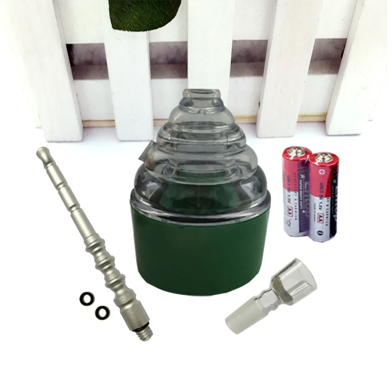 1pc-Shisha-electronic-vacuum-pipe-glass-water-pipe-Tobacco-Grinder-For ...