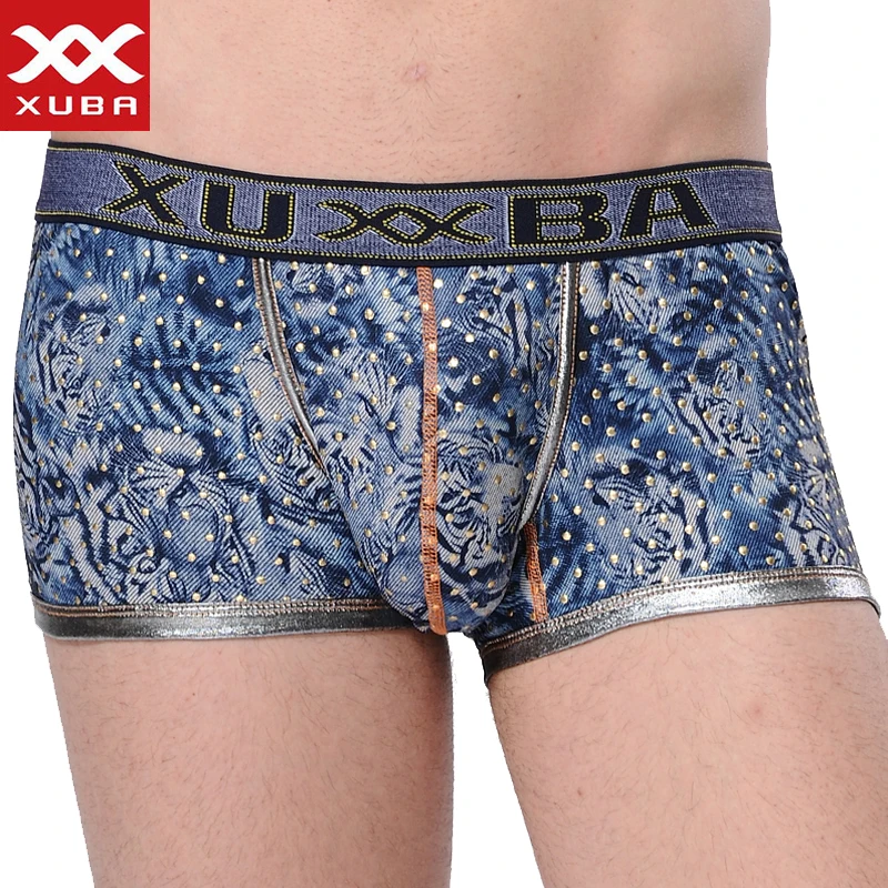 Fashion Underwear Men Boxers Sexy Leopard Mens Trunk Shorts Brand Xuba Undewears Soft Lycra