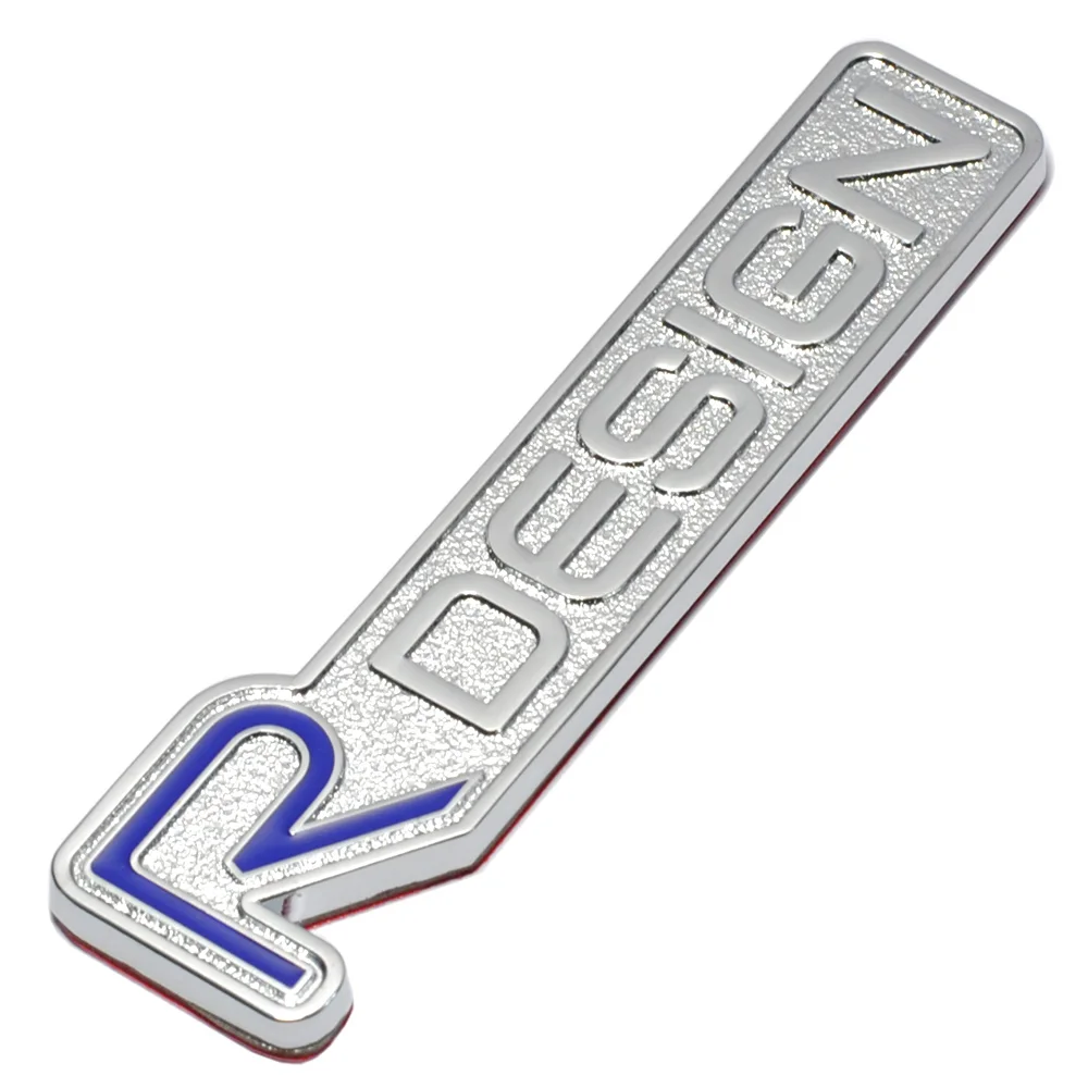 2021 3D Metal R DESIGN RDESIGN Letter Emblem Badge Car Sticker Car ...