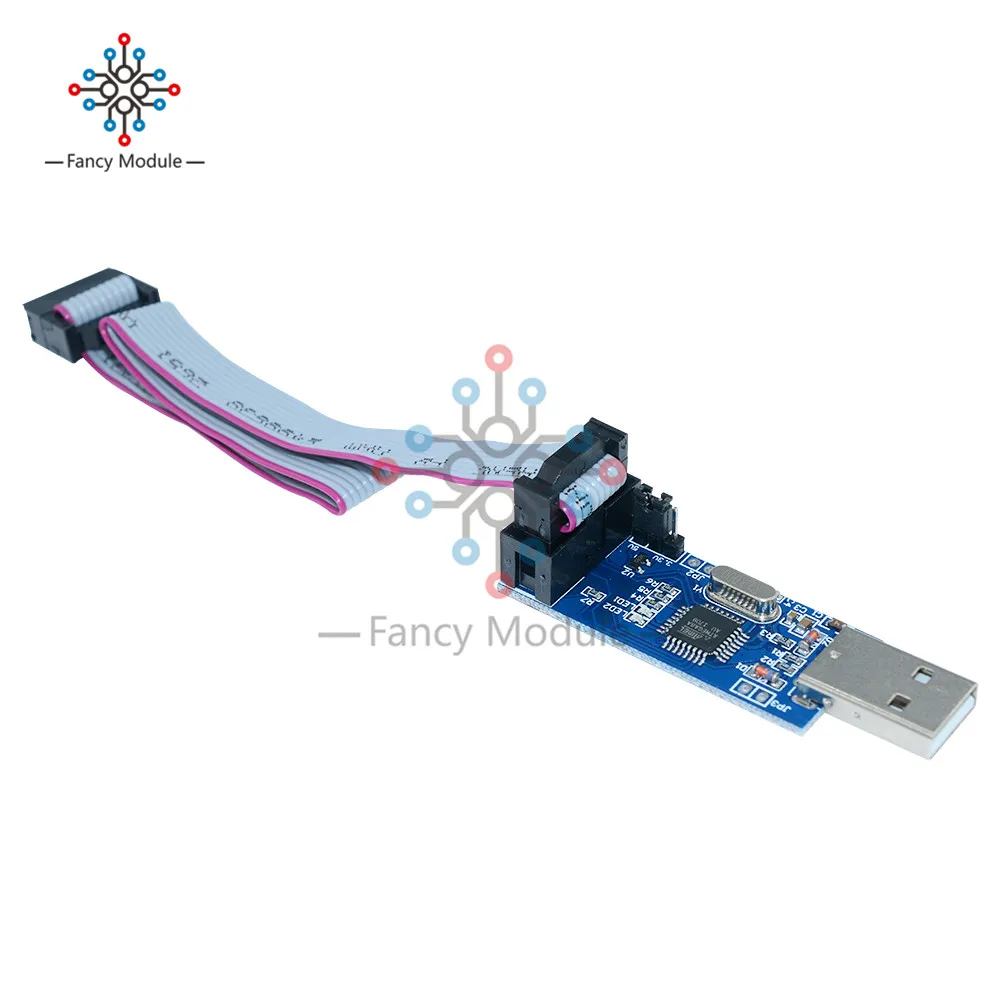 Usb Isp Usbasp Programmer 10 Pin Cable Atmega32 Atmega16 Minimum System Board Electronic