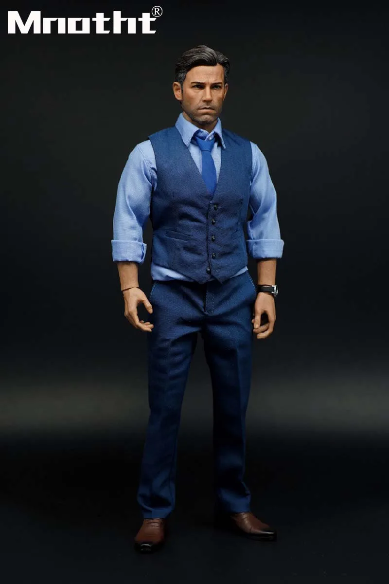 1:6 Scale Blue Male Soldier Suit Set Clothes Action Figure Toys ...