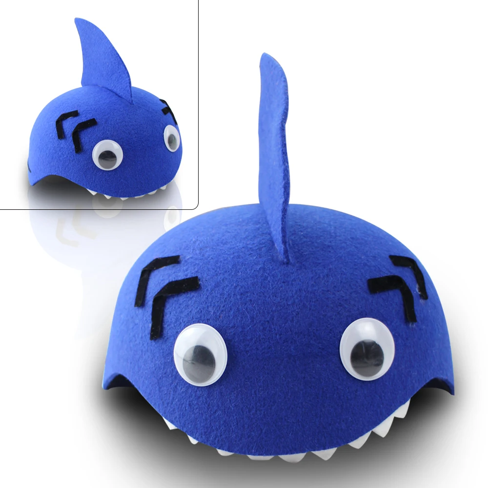 Special L27 Child Shark Cape Costume Blue Kid Hat For Birthday Party ...