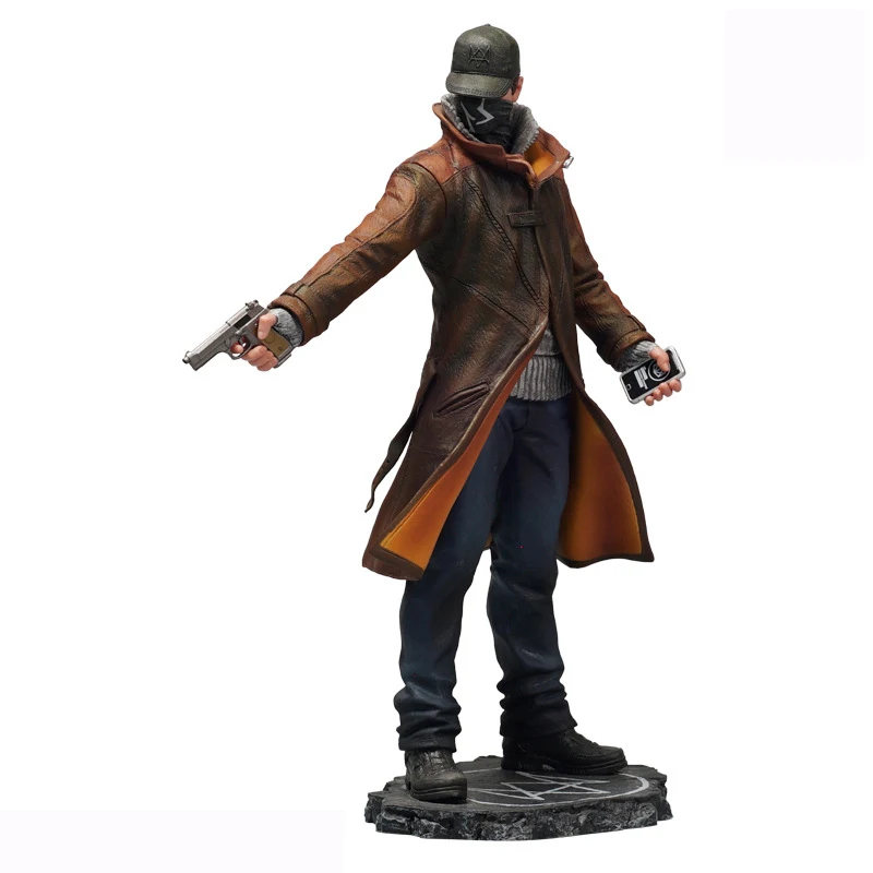 ASSISTA CÃES Aiden Pearce XINDUPLAN Jogo Brinquedos Action Figure 24 cm ...