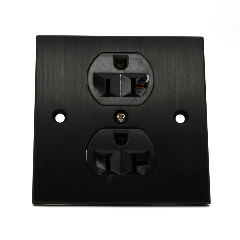 Free shipping one piece US AC power Receptacles wall outlet audio grade ...