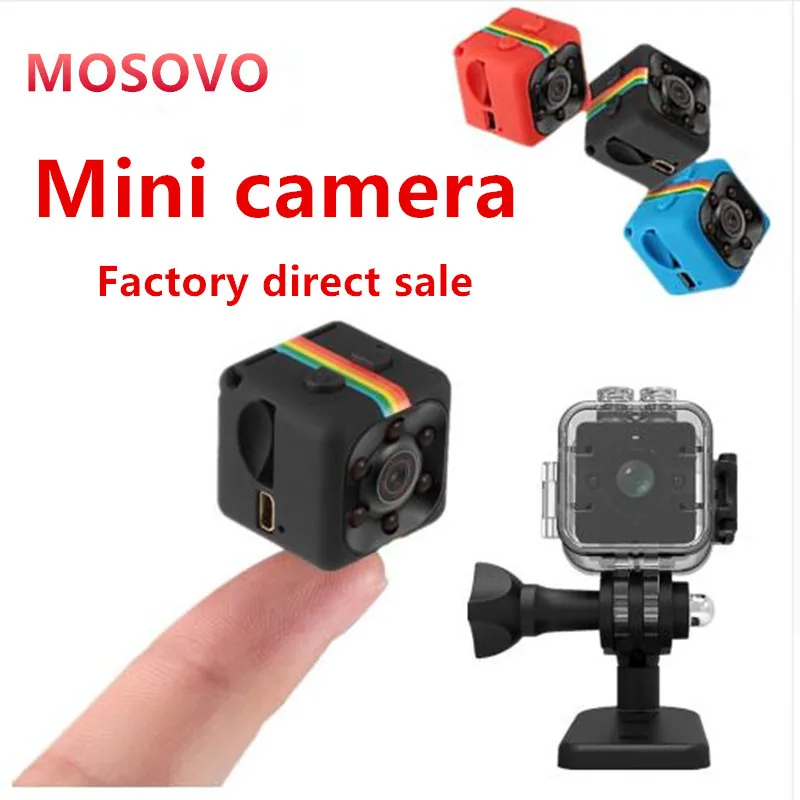 MOSOVO SQ12 Waterproof Mini Camera HD 1080P Video Recorder Digital ...