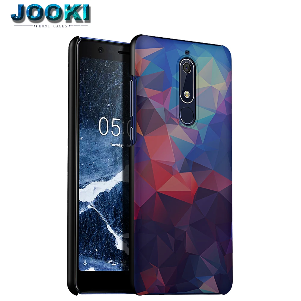 Jooki Print Hard Plastic Pc Phone Cover Cases For Fundas Nokia 5.1 6.1 ...