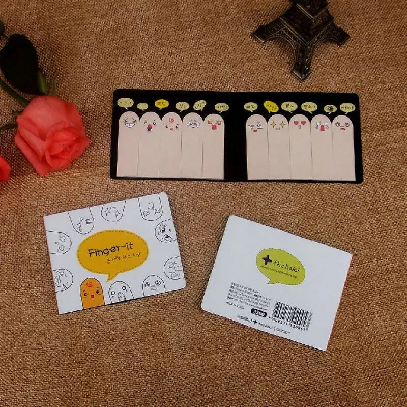 1pcs 200sheet Fluorescent stickers Scratch Pad kawaii casual office ...