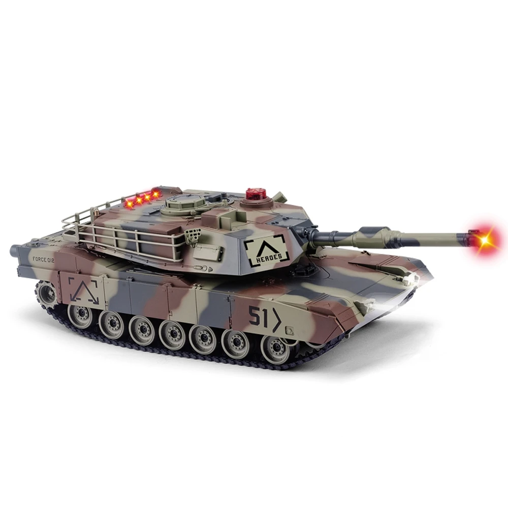 Huanqi 549 02 Rc Tank 24g 124 Scale M1a2 Simulation Rc Battle Tank Toy In Rc Tanks From Toys