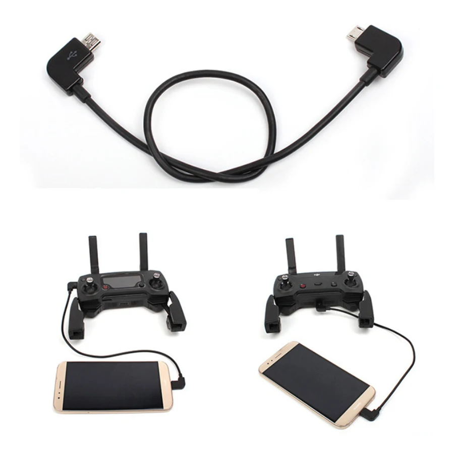 Data Cable for DJI Mavic Mini/Pro/Air/Spark/Mavic 2 Control Micro USB ...