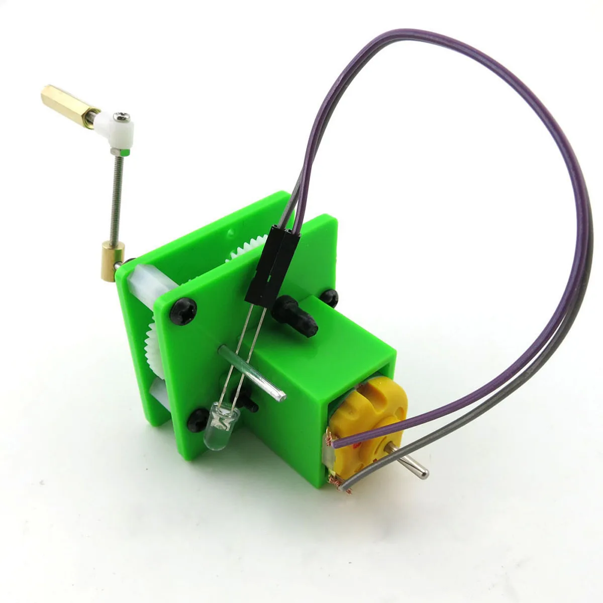 DIY Hand Crank Dynamo Generation Handmade Toys Physical Gizmo Building ...