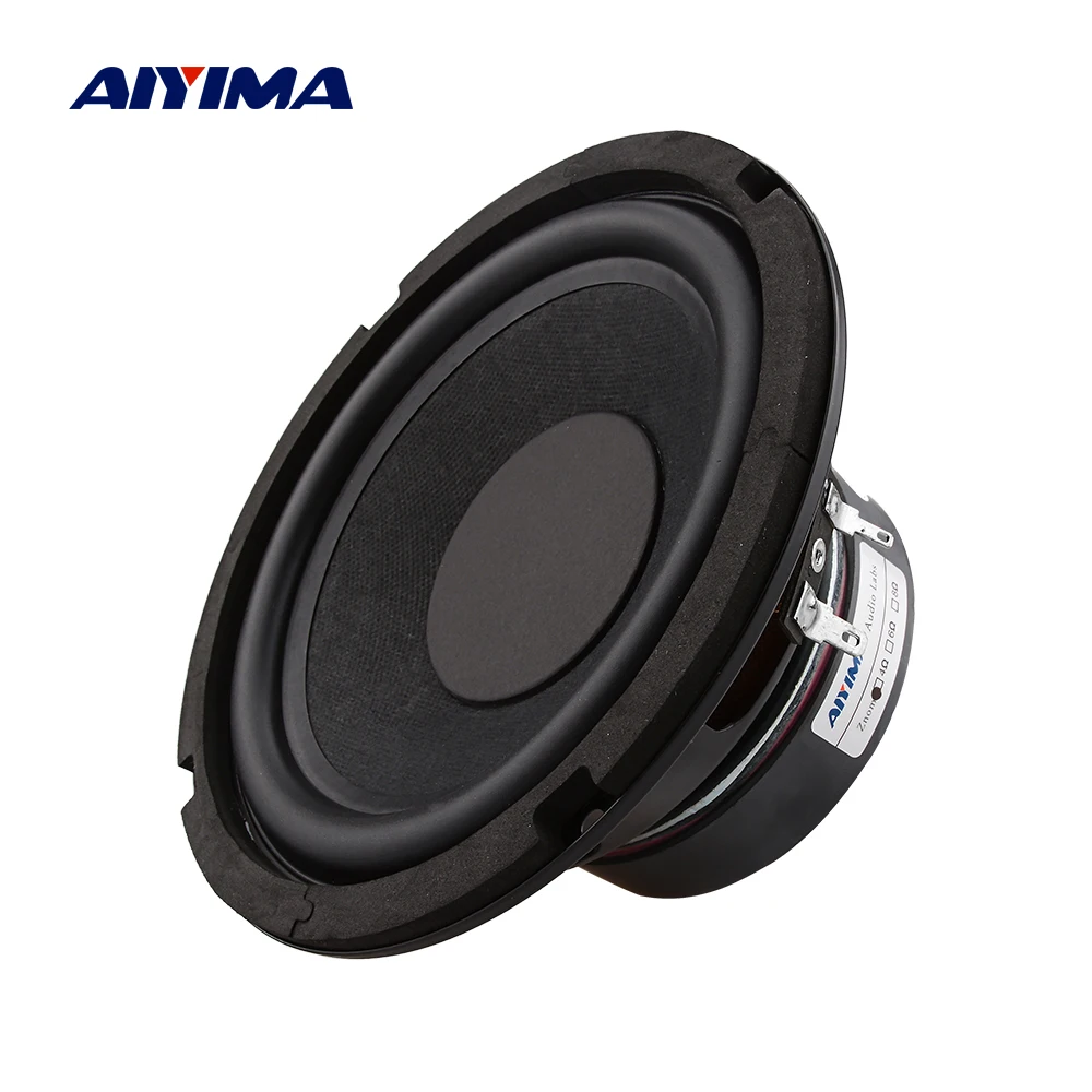 AIYIMA 6,5 Zoll Woofer Sound Lautsprecher Spalte 4 8 Ohm 80 W High Power Subwoofer Lautsprecher ...