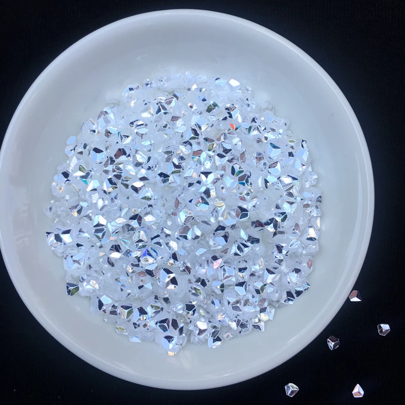 Crystal Color Loose Sequin 10g/lot 3mm 3d Diamond Sequins Paillettes ...