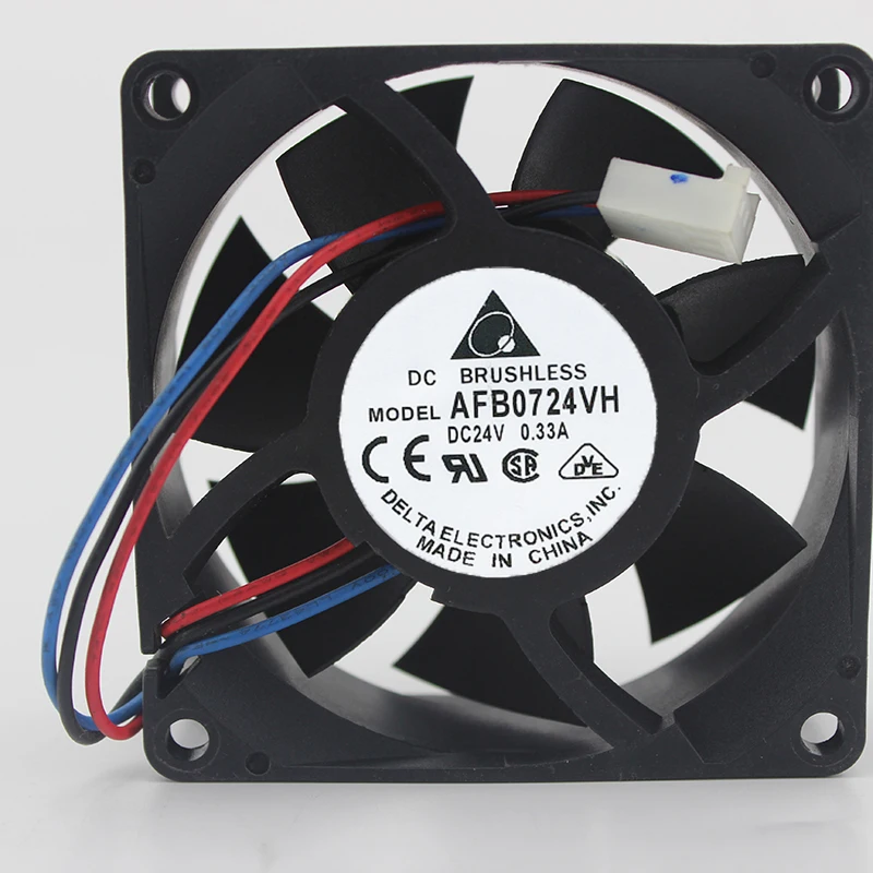 Original AFB0724VH 7025 24V 0.33A 7CM cm inverter double ball cooling ...