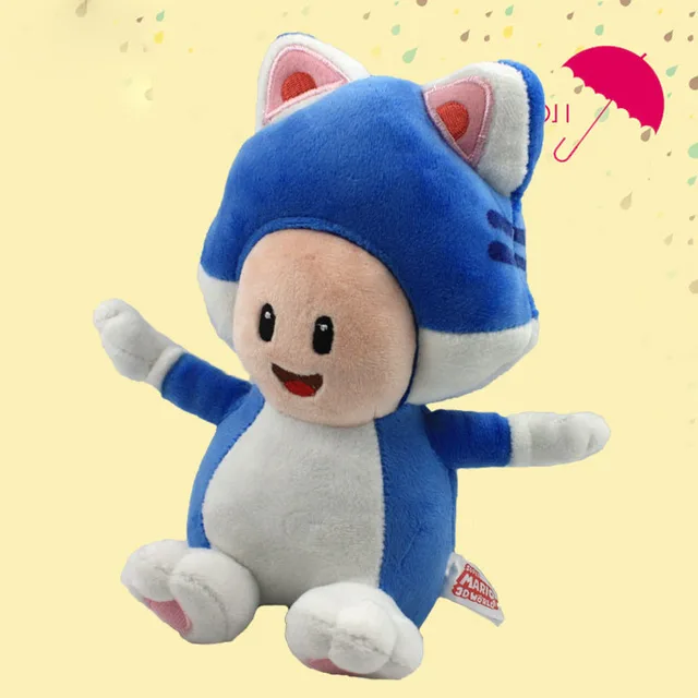 Blue Toad Mario Plush