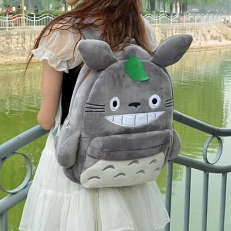 New Arriving Totoro Plush Backpack Cute Soft School Bag For Children ...