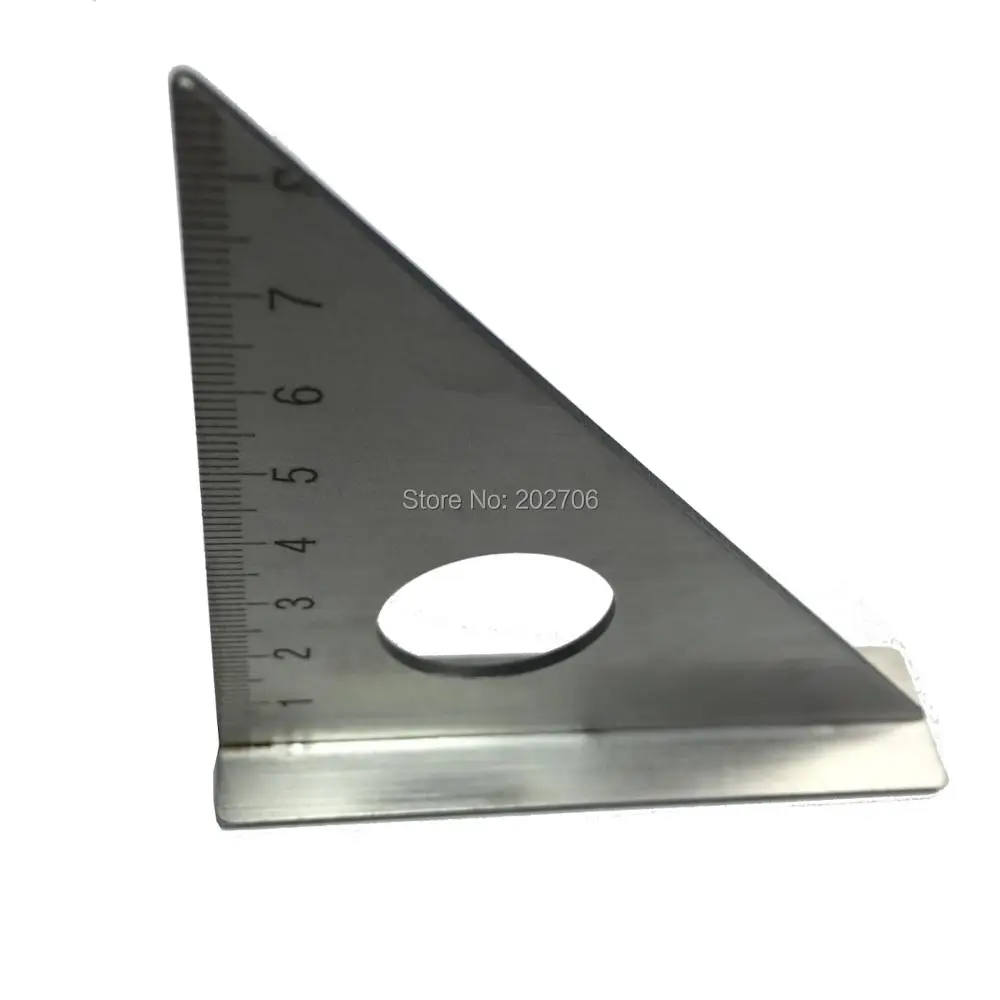 45 degree Stainless Steel Triangle Square ruler Rafter Speed Square T ...