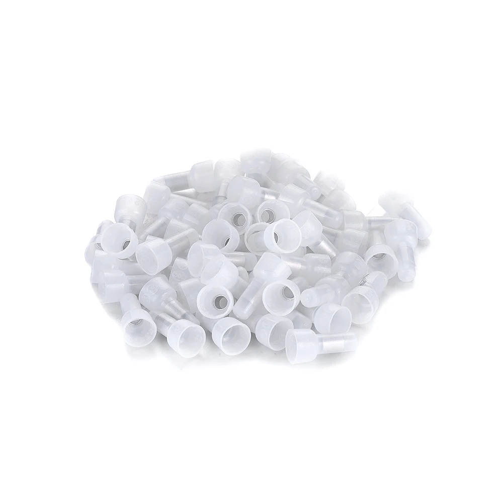 100pcs Transparent Pp Material Crimp Terminals Ce2x Closed End Crimp ...