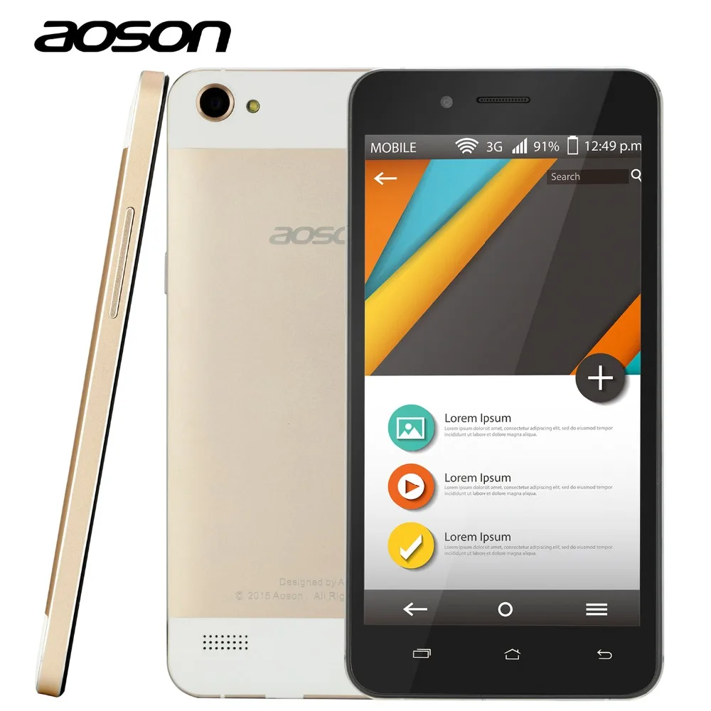 Original Aoson G507 Quad Core Smart Phone With MTK6582 3G Unlocked ...
