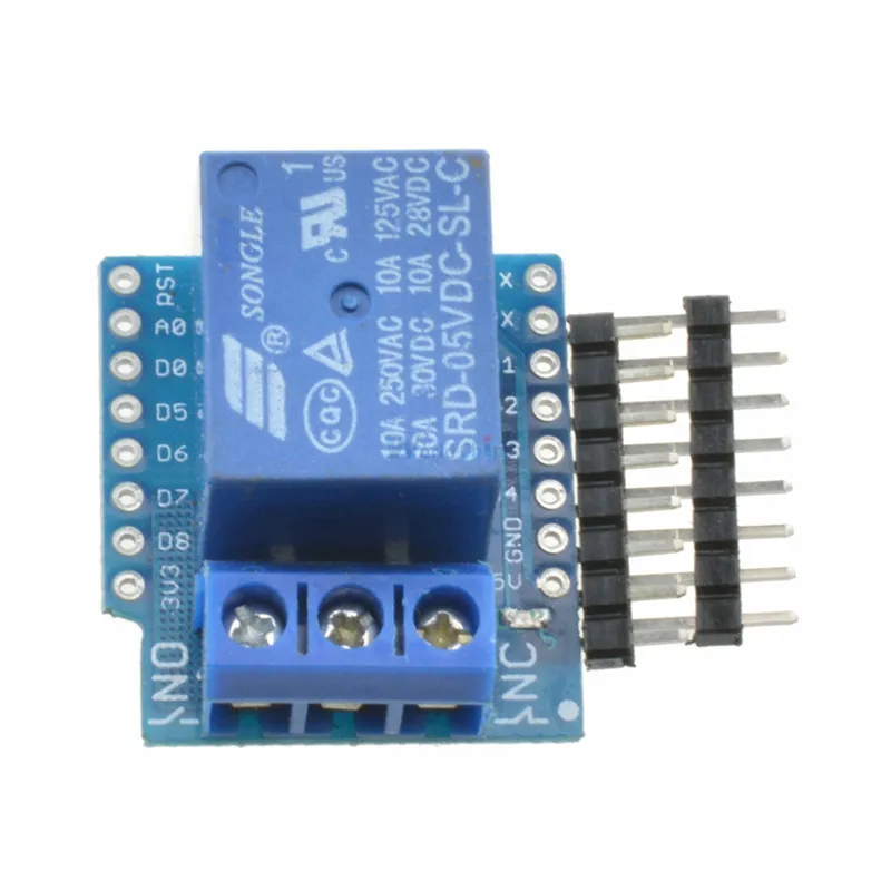 1Set Wemos D1 Mini Relay Shield One Channel Wemos D1 Mini Relay Module ...
