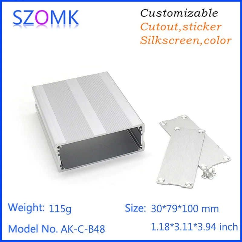 4 pieces small metal screens aluminum cases extruded aluminum extrusion ...