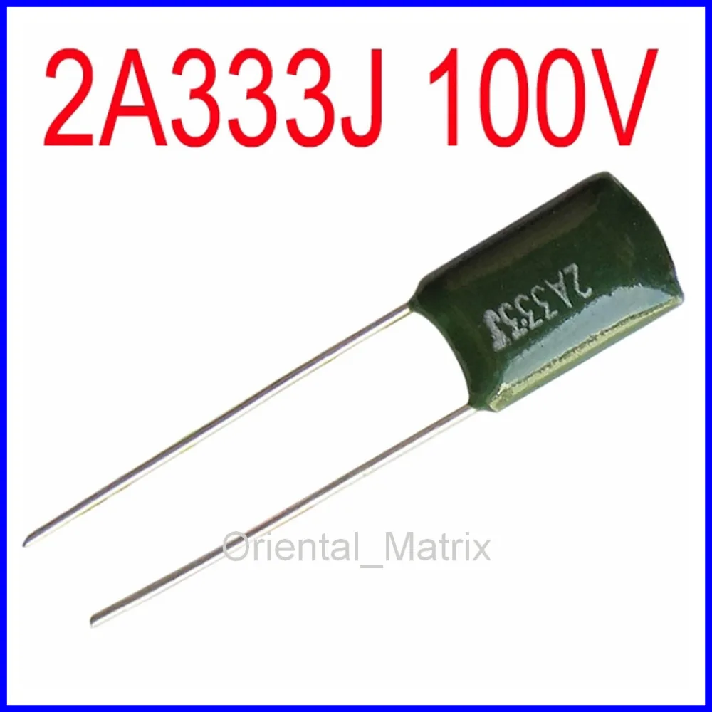 2A333J 100 V 33NF Capacitor de poliéster|capacitor amplifier|polyester ...