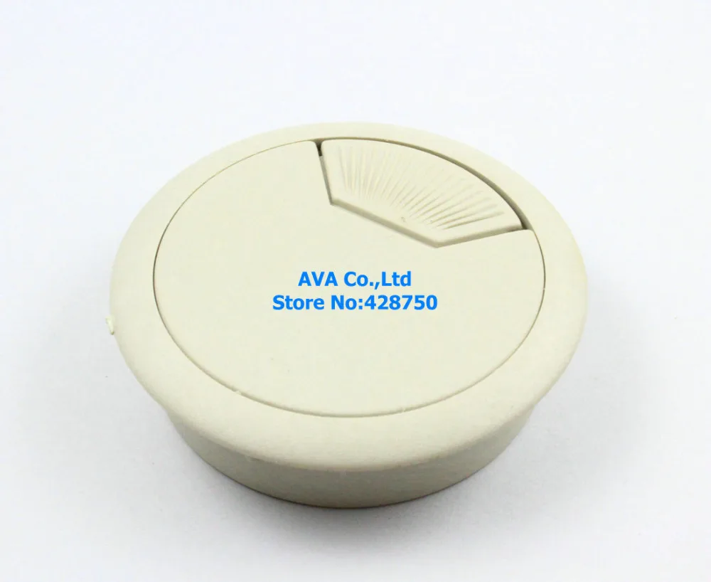 53mm 회색 플라스틱 컴퓨터 책상 테이블 케이블 그로멧 구멍 커버 와이어 그로멧, 20 개|cable grommet|hole ...