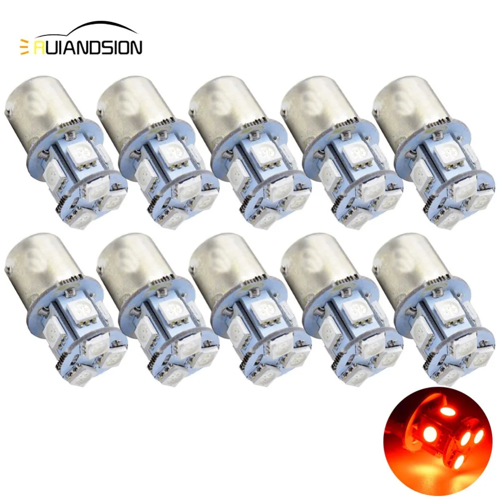 10x 1156 BA15S P21W BAU15S PY21W 8 SMD 5050 LED Car Auto Brake Lamp ...