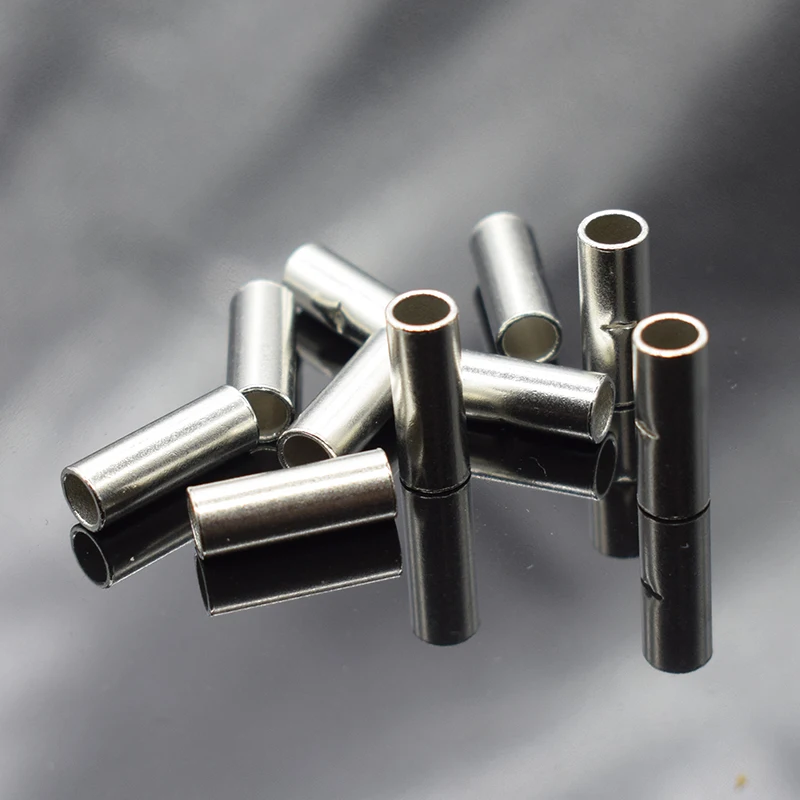 Docking terminal tubular terminal 3 6 square The middle bare copper ...