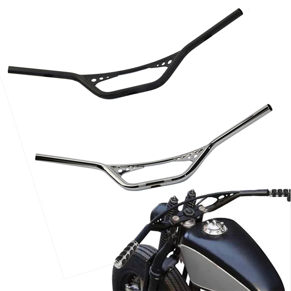 Handlebar 1" 25mm Retro Motorcycle 1 inch Handlebars Handle Bar For ...
