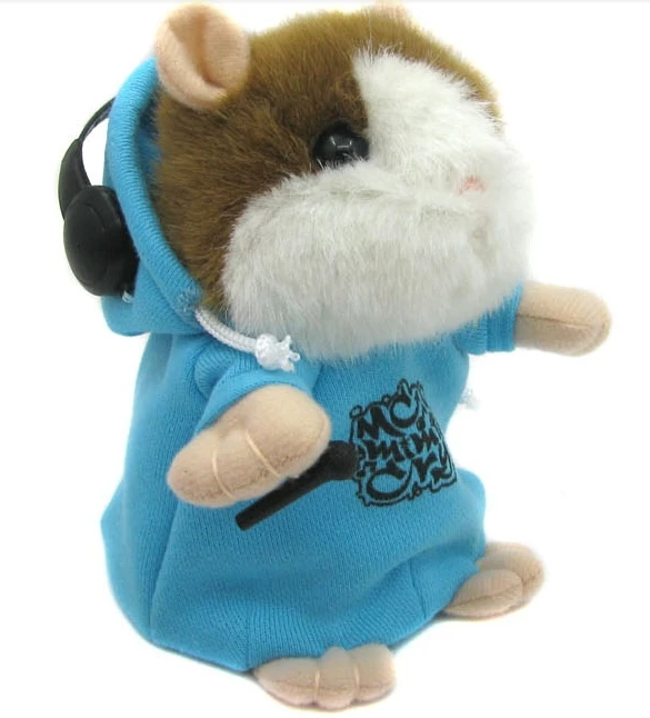 Mc Dj Rapper Early Learning Wear Clothes Hamster Talking Toy For Kids ...