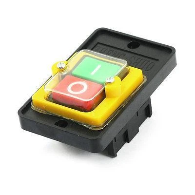 AC 220V 380V 10A ON/OFF 3 Phase Self Locking Waterproof Power Push ...