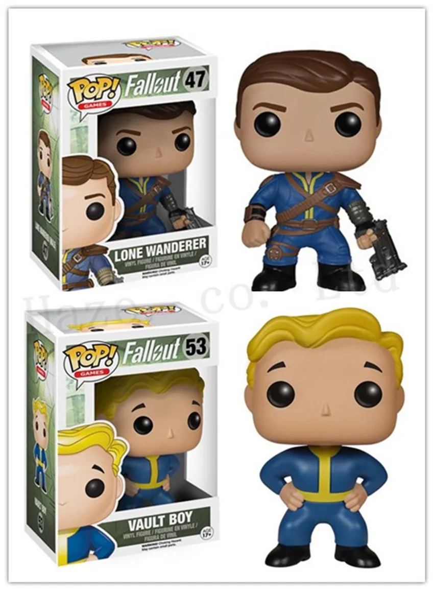 Fallout Shelter 4 Vault Boy Lone Wanderer 4'' PVC New Box Complete ...
