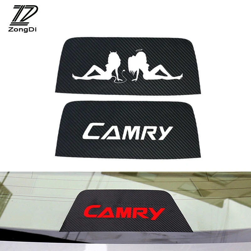 ZD 1Pc Car Rear Brake Light Sticker For Toyota Camry Accessories zd-1pc-car-rear-brake-light-sticker-for-toyota-camry-accessories