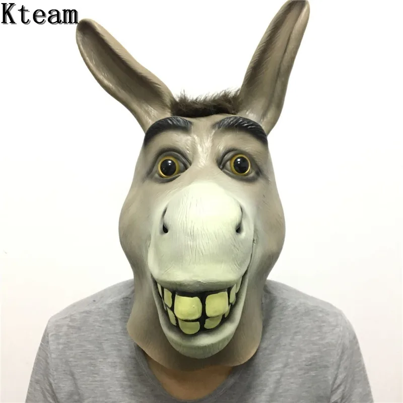 Hot Koop Party Cosplay Grappige Ezel Masker Dier Maskers Maskerade ...