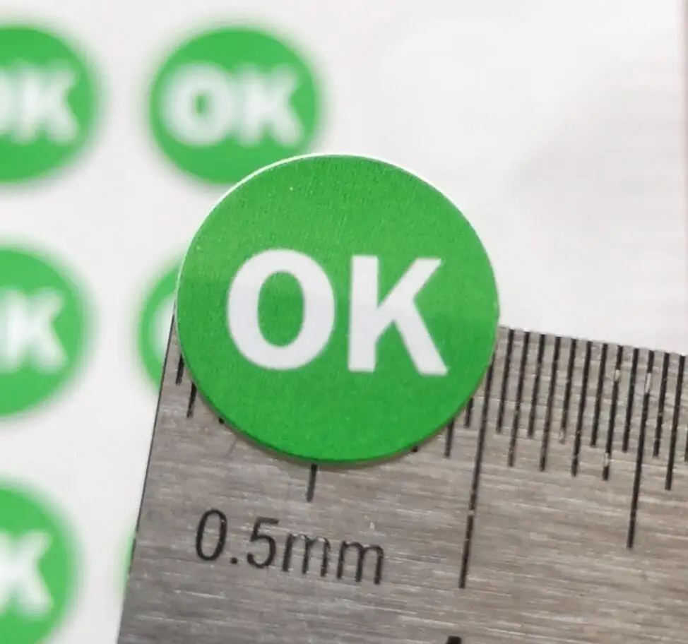 Quality Ok Stickers | Paper Label Sticker | Stationery Sticker ...