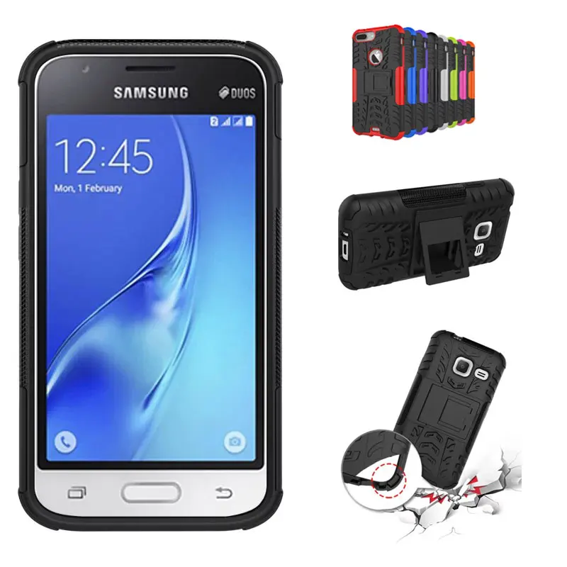 Shock Proof Plastic TPU Hybrid Armor Case For Samsung j1 Mini J3 Pro j1 ...