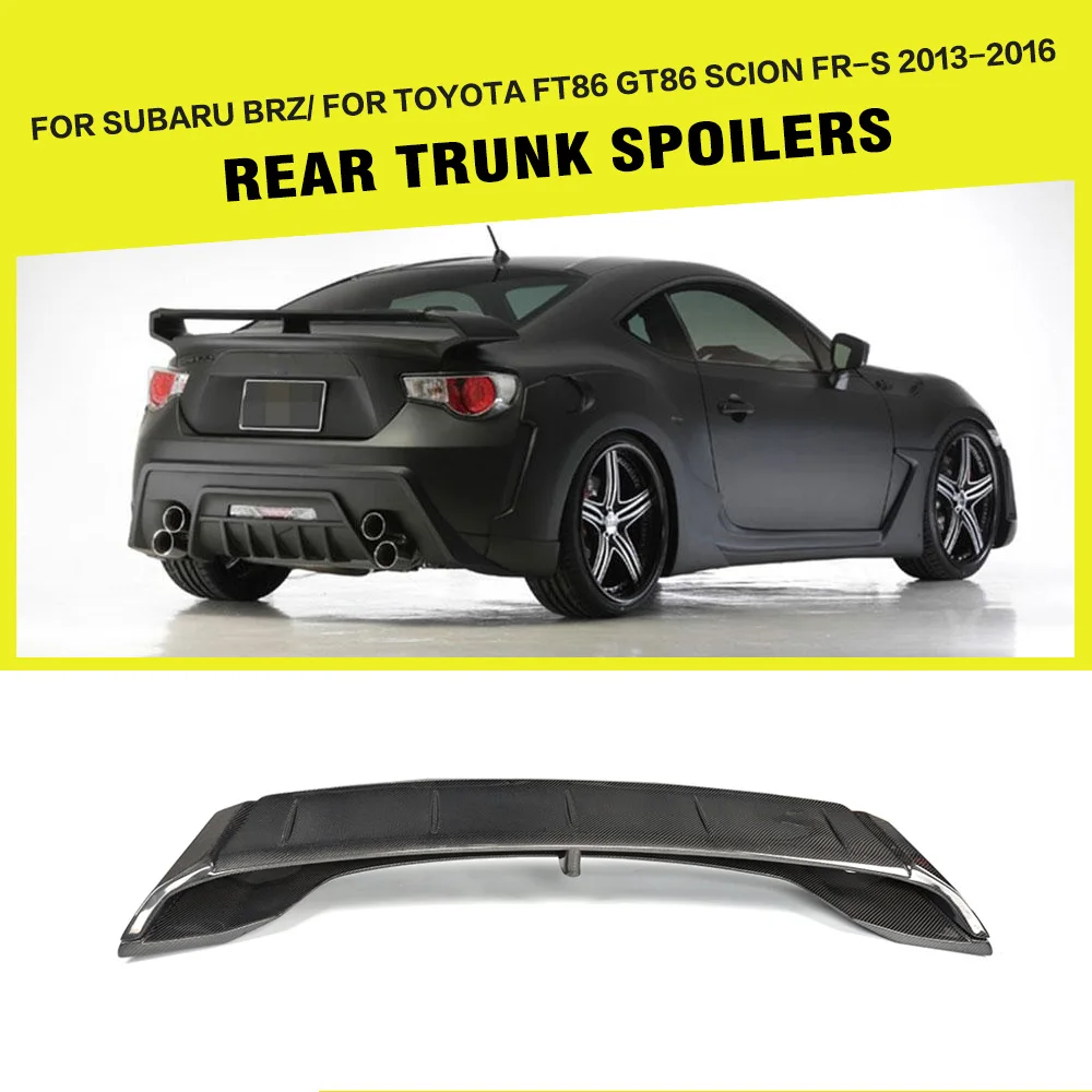 Carbon Fiber Rear Trunk Spoiler Lip Wing For Toyota GT86 FT86 & For ...