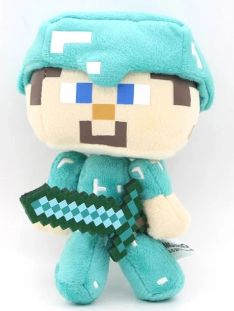 Minecraft MC Plush Toys 18cm Minecraft Steve Zombie Plush Toy Soft ...