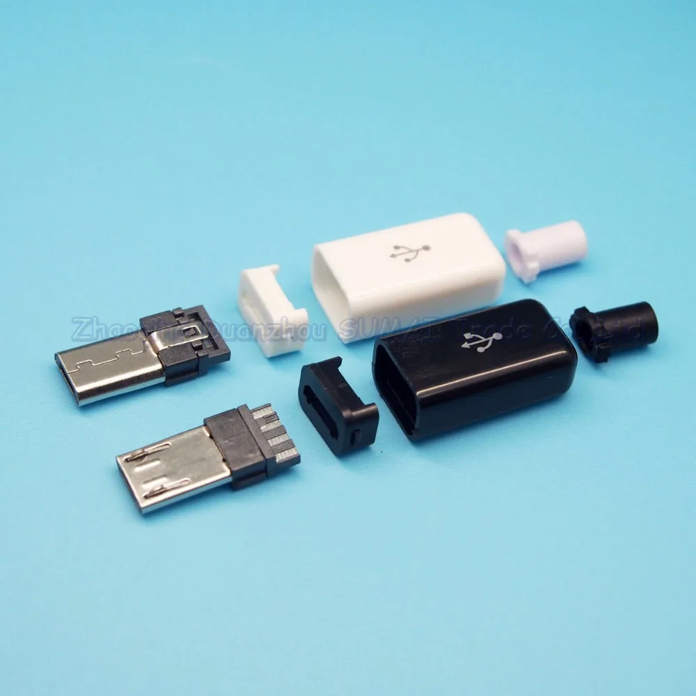 10set-lot-4-in-1-DIY-MICRO-lengthened-male-plug-Micro-usb-Male-Plug ...