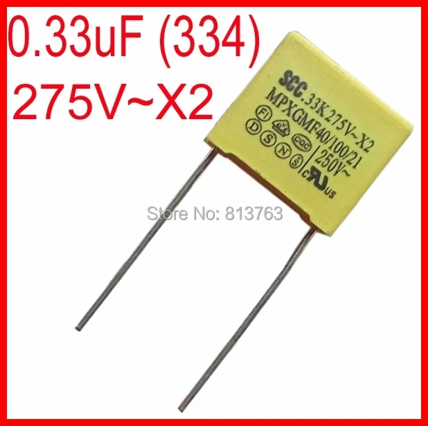 275v 334 0.33uf ( 33k 275v ~ X2 ) Safety Capacitor - Capacitors ...