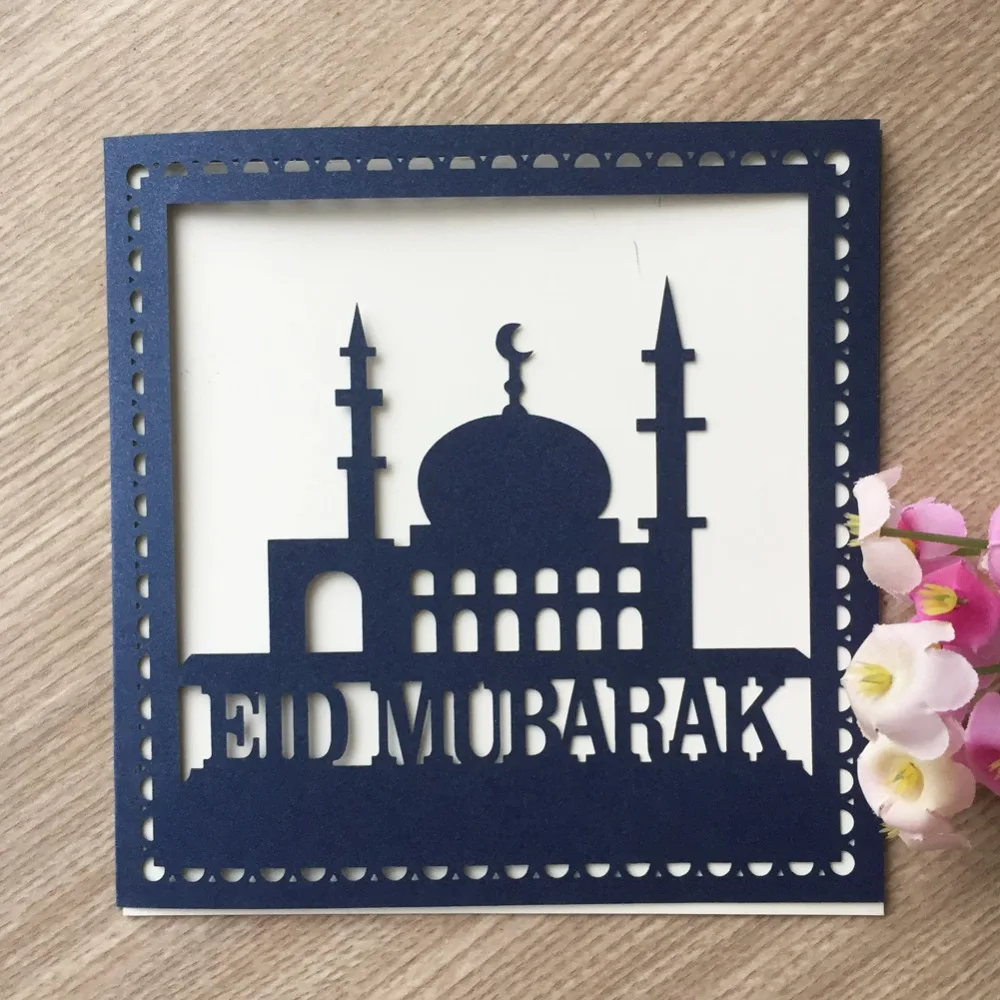 50X Laser Cut eid mubarak happy Eid chic Eid ul Fitr design wedding ...